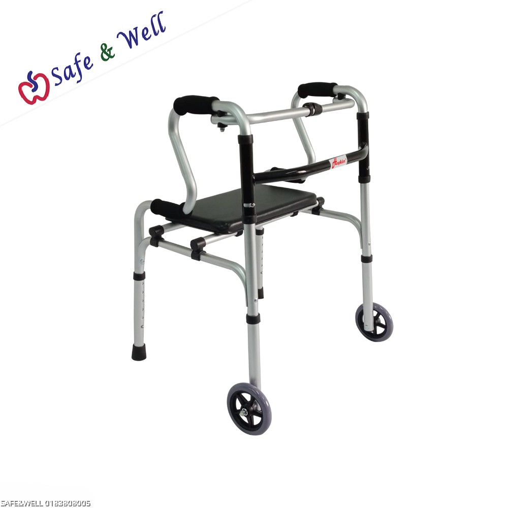 HOPKIN MOBILE WALKING FRAME WITH SOFT SEAT